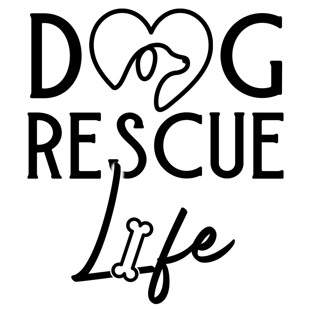 DECALS & STICKERS – Dog Rescue Life